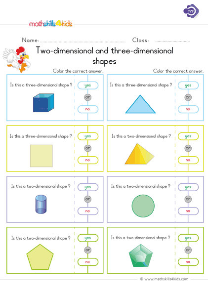 3D Shapes Worksheets For Grade 1 1st Grade Solids Figures Worksheets 