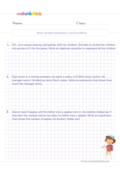 Variables And Patterns Worksheets Variables And Patterns Worksheets