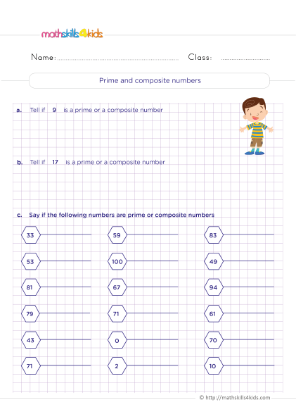 Number Theory Worksheets Pdf For Grade 5 Methods Of Solving Number 