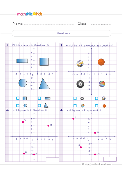 Year 6 Cartesian Plane Activity Pack Plotting Coordinates Cartesian Coordinates Cartesian 