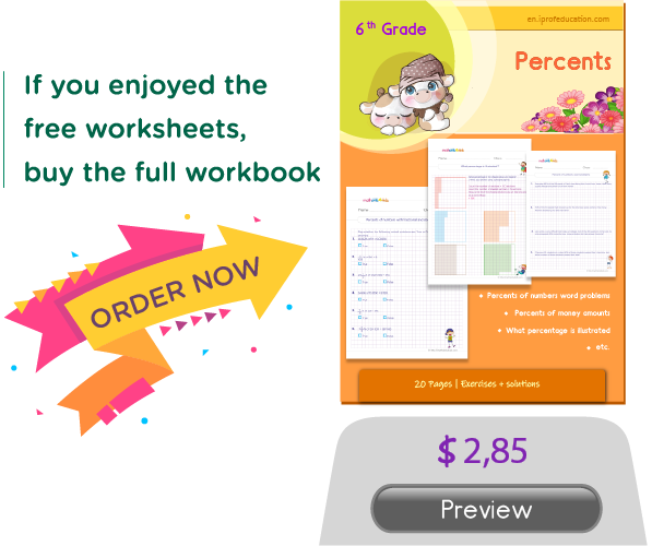 Percentages Worksheets For Grade 6 PDF Sixth Grade Printable Percents Percentages Worksheets For Grade 6 PDF Sixth Grade Printable Percents